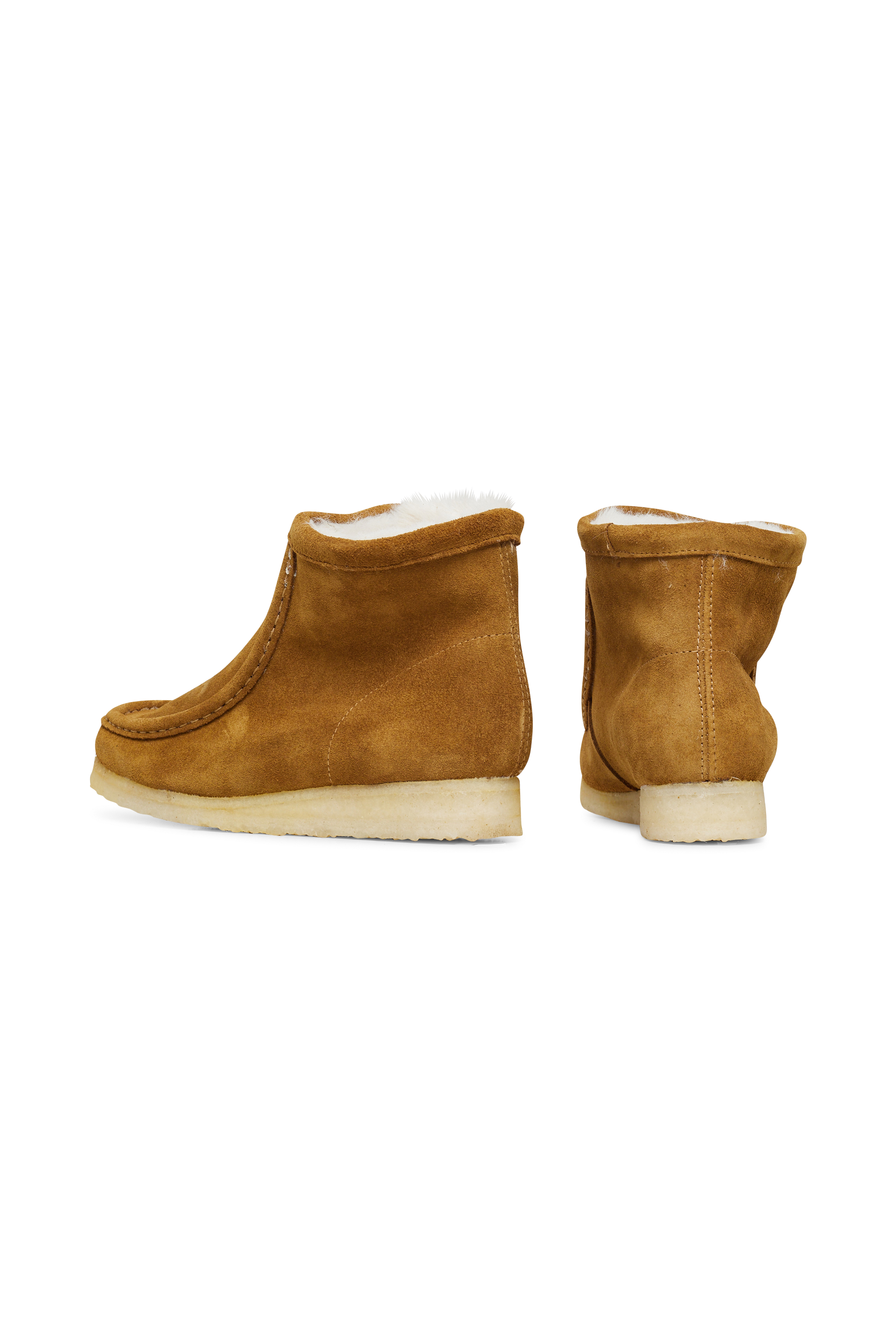 Bottines Wallabee hi Beige Clarks Originals - Femme | Citadium