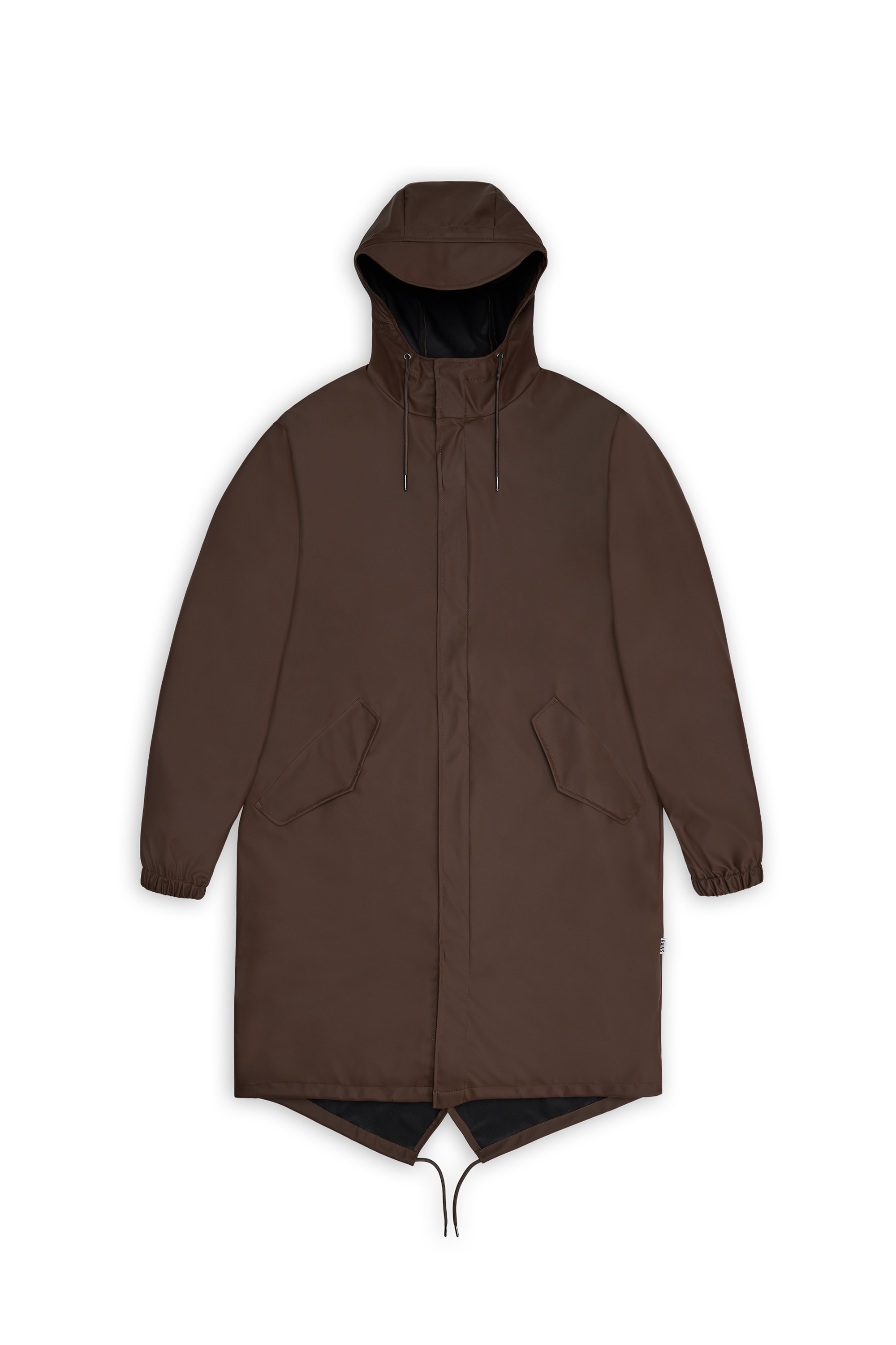 Imperm able Capuche large Marron