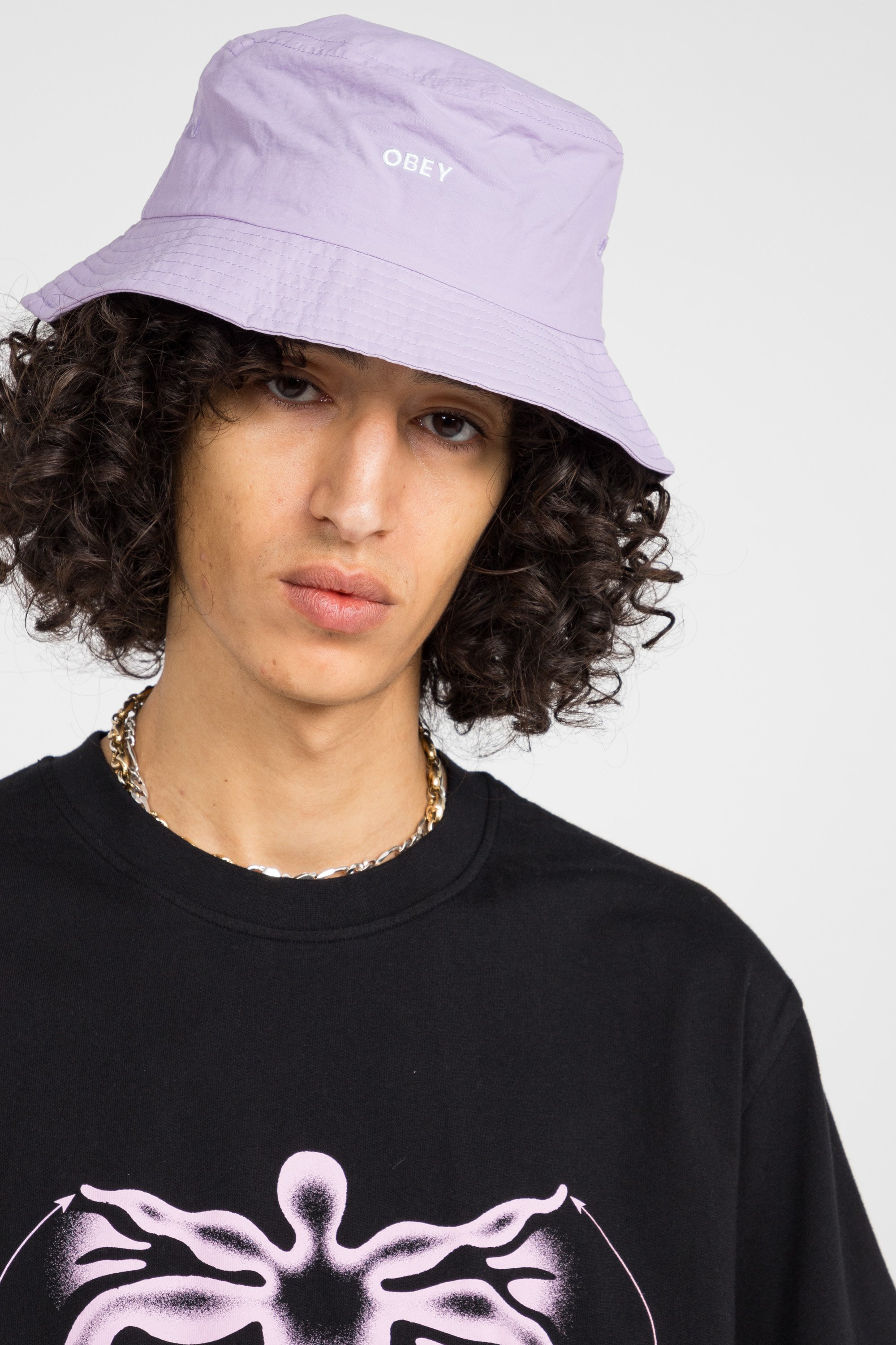 Bucket Gibsland hat Purple Obey robes accessories key chains caps office accessories Reserve Man ParallaxShops