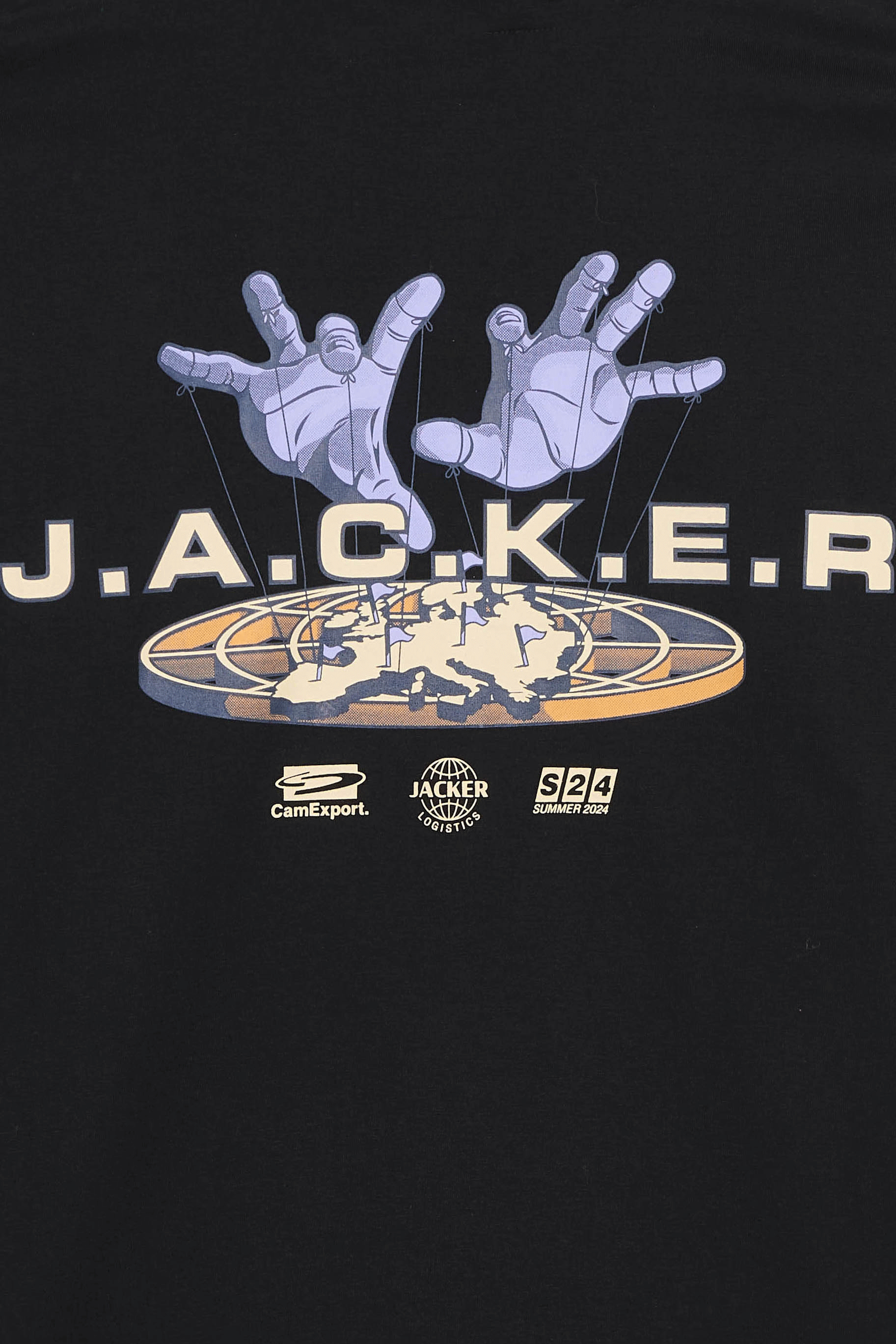 T-shirt Noir Jacker - Homme | Citadium